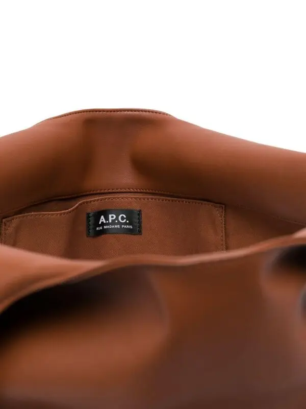 A.p.c. Ninon Tote Bag - Brown
