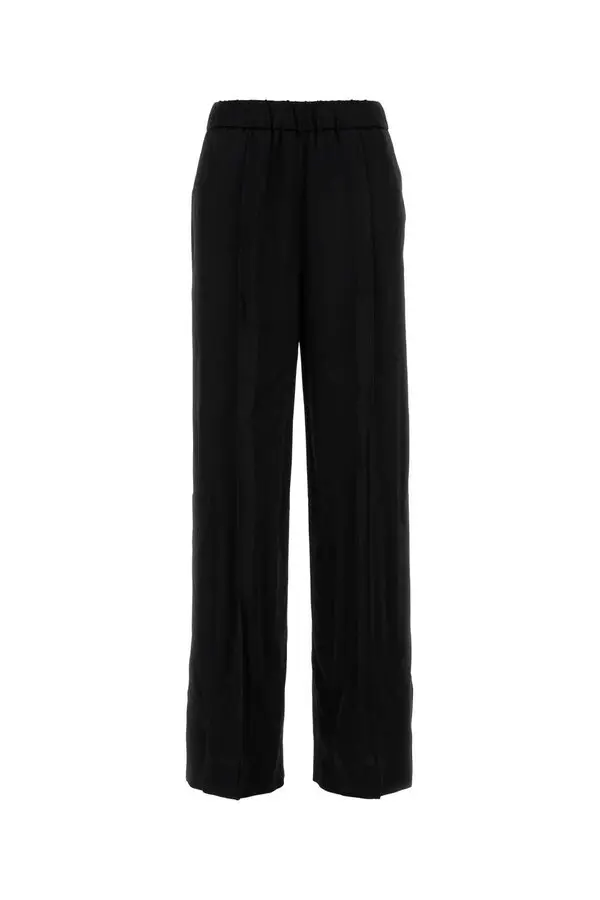 JIL SANDER Satin Wide-leg Pant