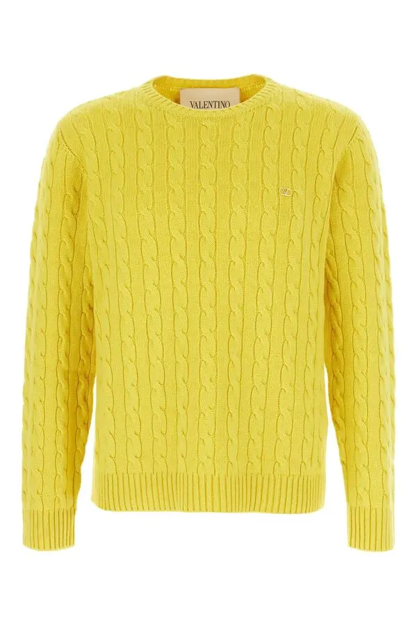 Valentino Garavani Cable Knit Pullover Sweater - Multicolor
