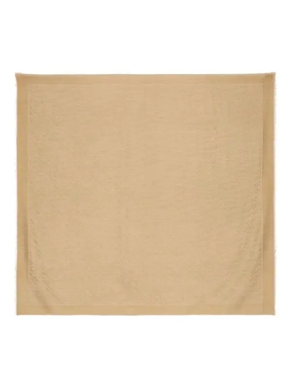 Fendi Silk Blend Squared Scarf - Multicolor