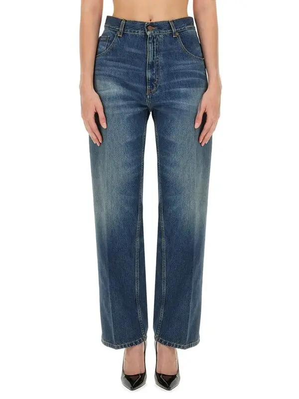 Victoria Beckham Boyfriend Jeans - Blue