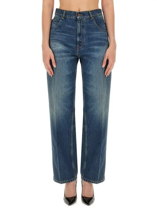 Victoria Beckham Boyfriend Jeans - Blue