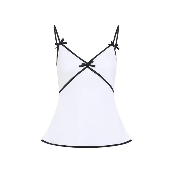 Moschino Bow Top - White