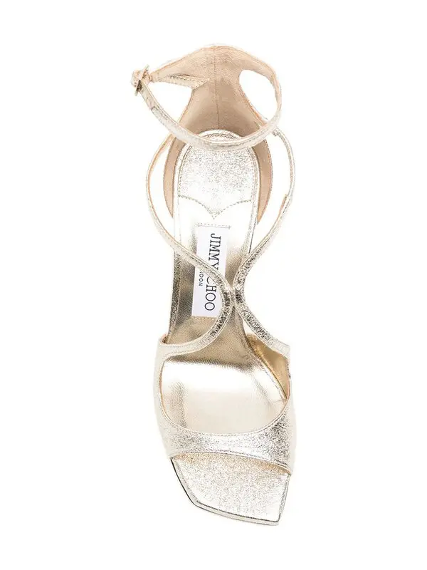 JIMMY CHOO Azia 95 Sandals - Silver