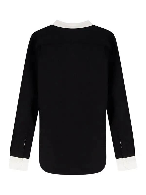 Celine Double-layer T-shirt In Thin Cotton Jersey
