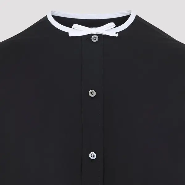 Moschino Cotton Poplin Bow Jacket