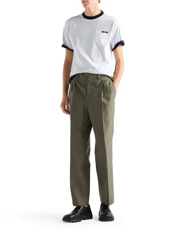 Prada Reversible Cotton T-shirt - Multicolor