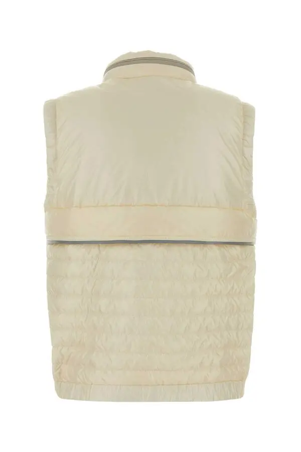 Moncler Cream Nylon Gumiane Down Jacket - Yellow