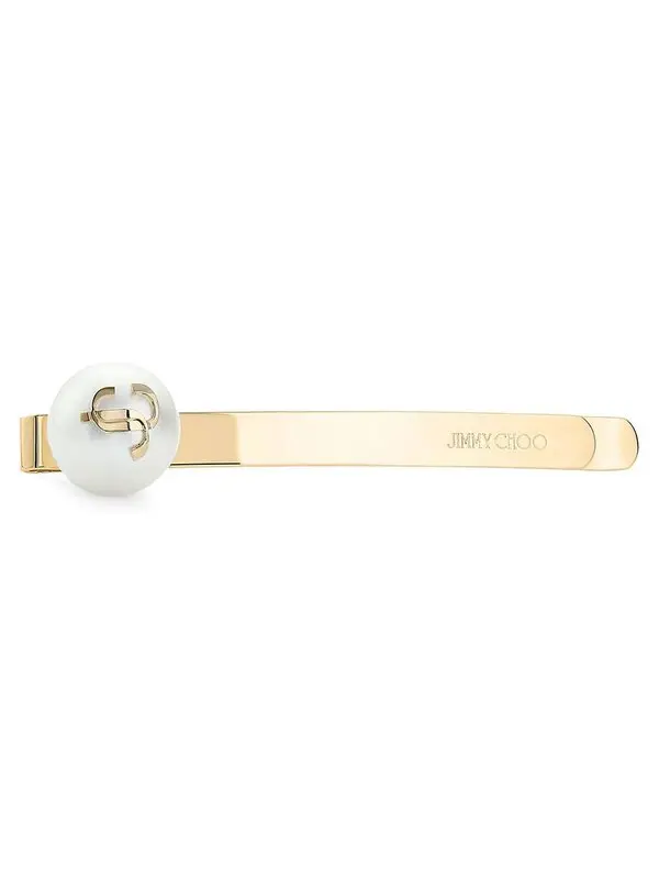 JIMMY CHOO Hair Slide Metal - Silver