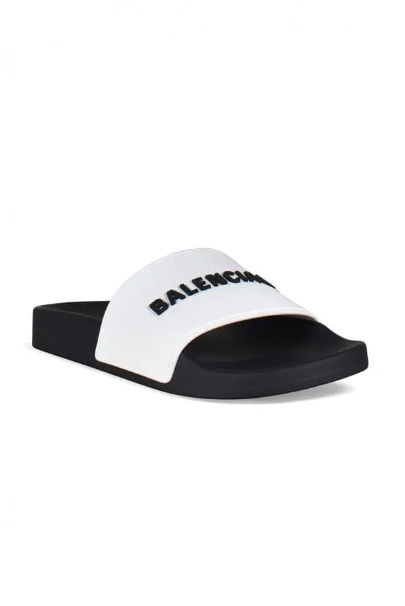 Balenciaga Slides - White