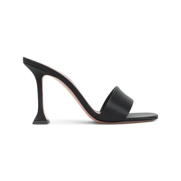 Amina Muaddi Andreea Slipper - Black