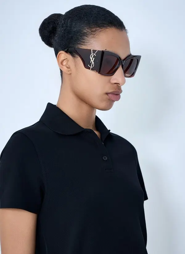 Saint Laurent Sl M119 Cat-eye Sunglasses - Brown