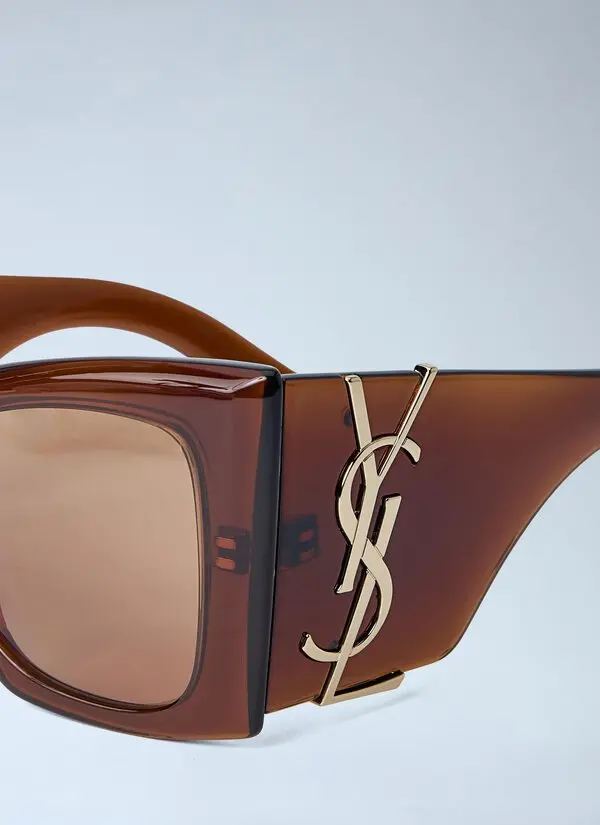 Saint Laurent Sl M119 Cat-eye Sunglasses - Brown