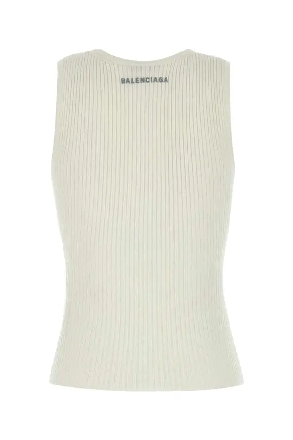 Balenciaga Stretch Wool Tank Top