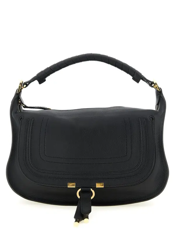 Chloé Marcie Shoulder Bag - Black