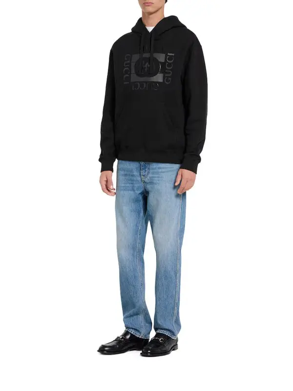 Gucci Cotton Jersey Hoodie With Print
