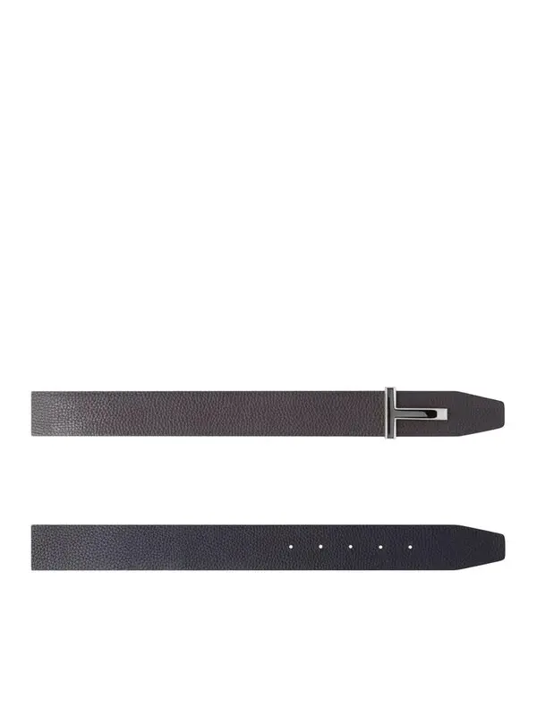 TOM FORD Hammered Leather Belt