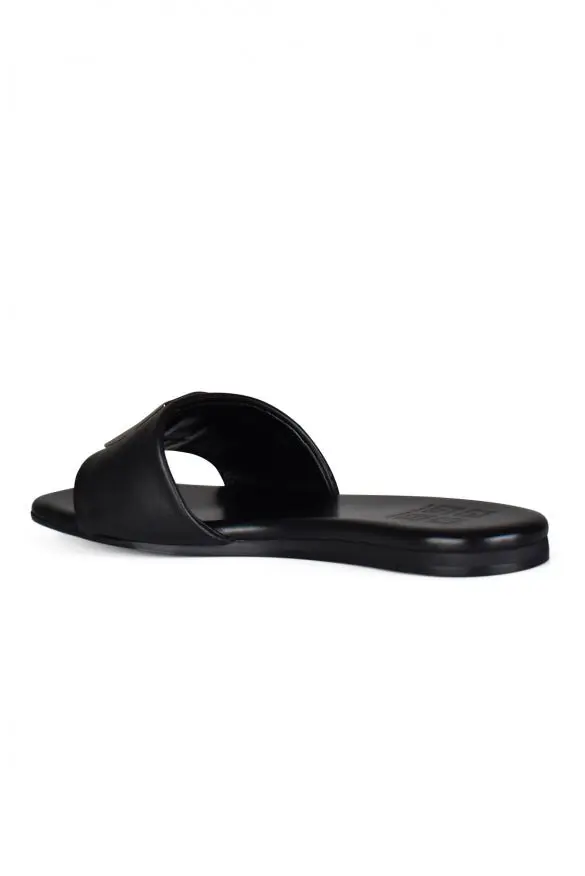 Givenchy 4g Leather Flat Sandals