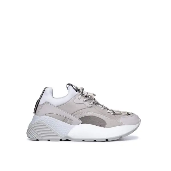 Stella McCartney Eclypse Alter Faux Suede Sneakers - Gray