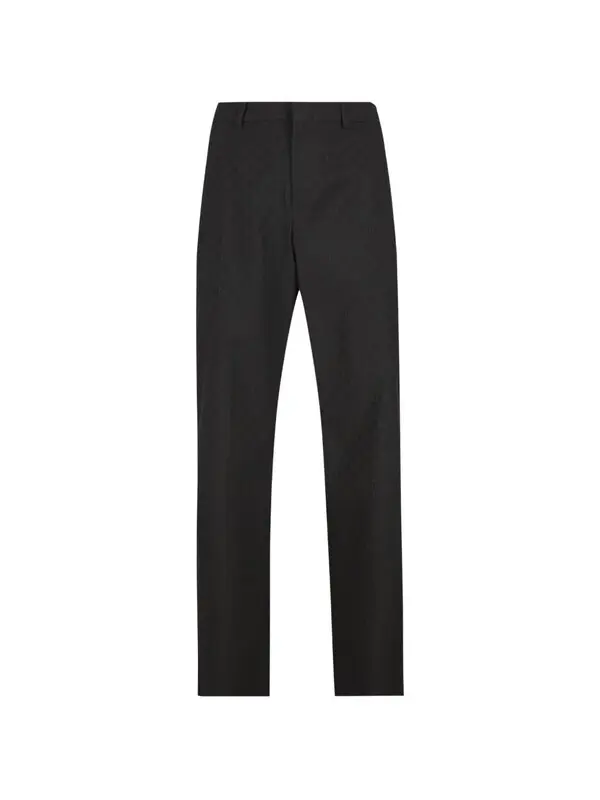 Gucci Gg Wool Trousers - Multicolor