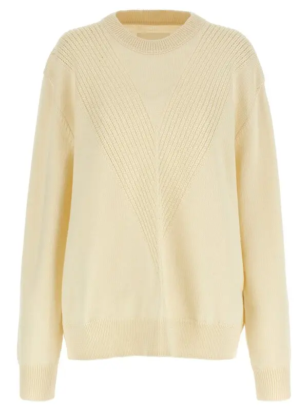 JIL SANDER Wool Sweater - White