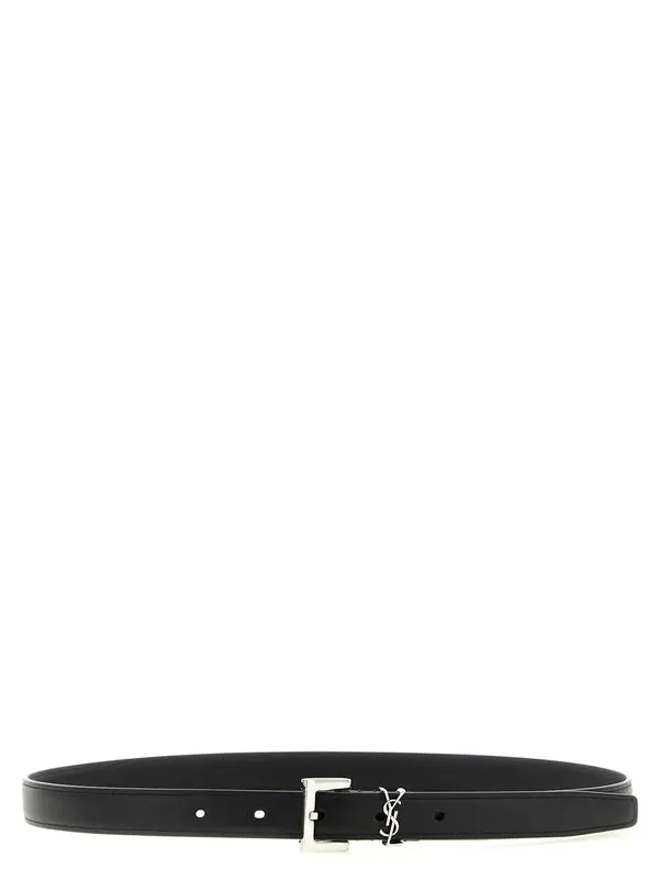 Saint Laurent Cassandre' Belt - Black