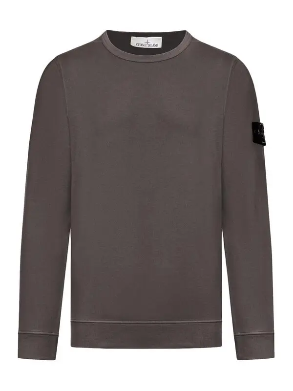Stone Island Crewneck Sweatshirt With Compass Logo - Multicolor