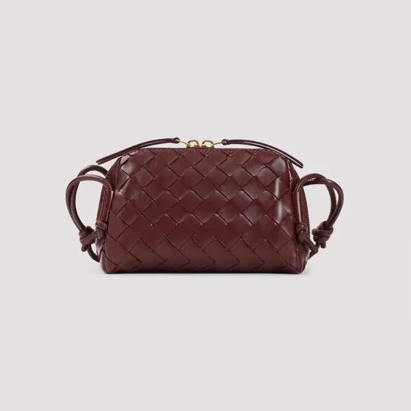 Bottega Veneta Leather Concert Bag - Red