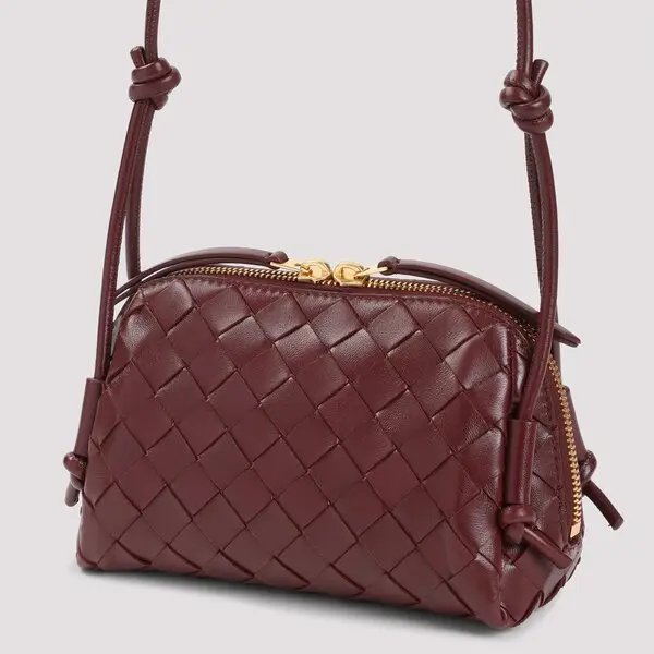 Bottega Veneta Leather Concert Bag - Red