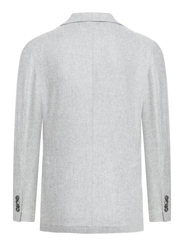 Tagliatore Tailored Wool Suit - Silver