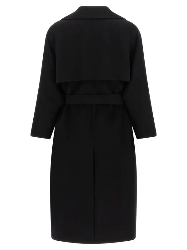 Max Mara Operoso Dressing Gown Coat - Black