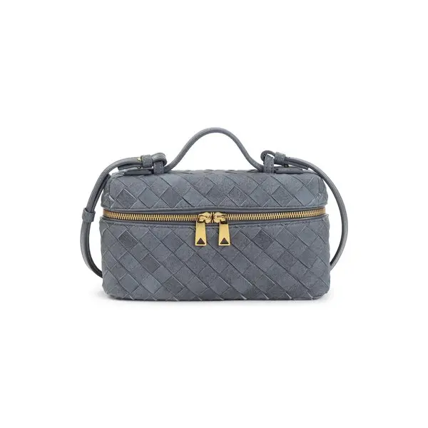 Bottega Veneta Bang Bang Intrecciato Handbag - Blue