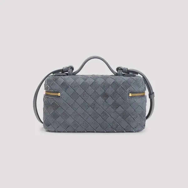 Bottega Veneta Bang Bang Intrecciato Handbag - Blue