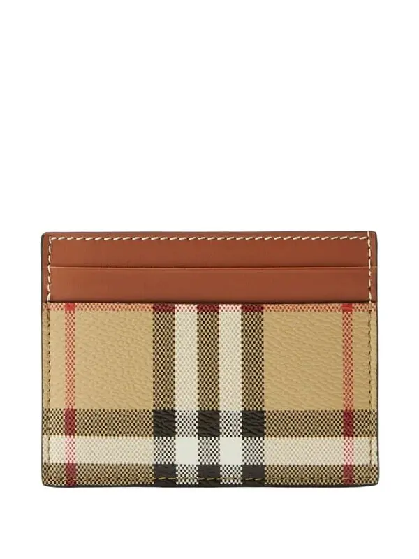 Burberry Sandon Check Card Case