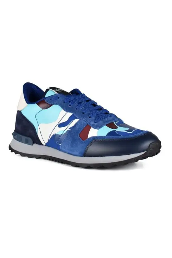Valentino Garavani Rockrunner Sneakers - Blue