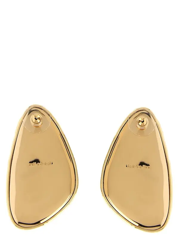 SELF-PORTRAIT Hammered Crystal' Earrings