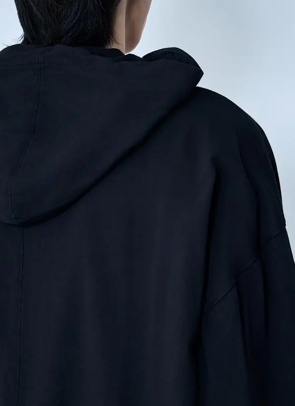 Rick Owens Cotton Hoodie - Black