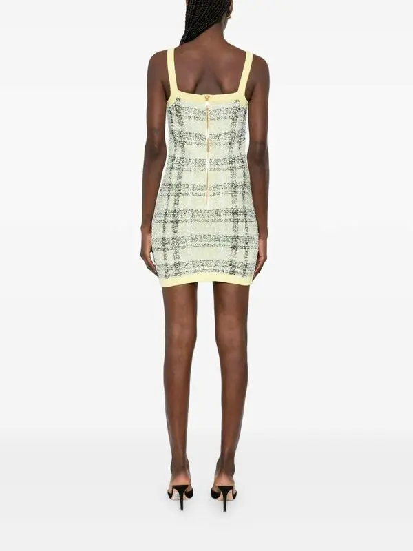Balmain Short Dress With Buttons