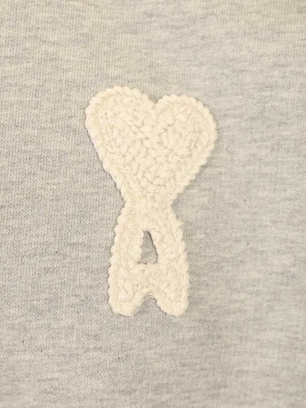 AMI Paris De Coeur Sweatshirt - Gray