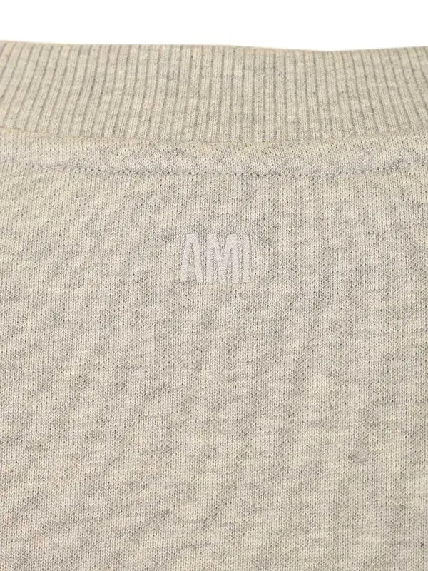 AMI Paris De Coeur Sweatshirt - Gray