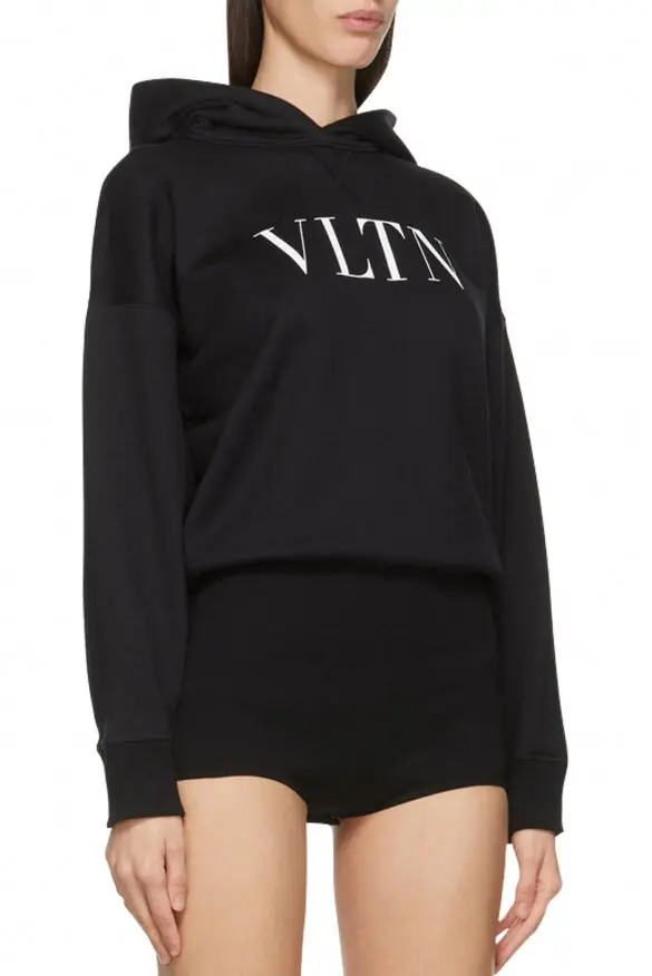 Valentino Garavani Hooded Bodysuit - Black