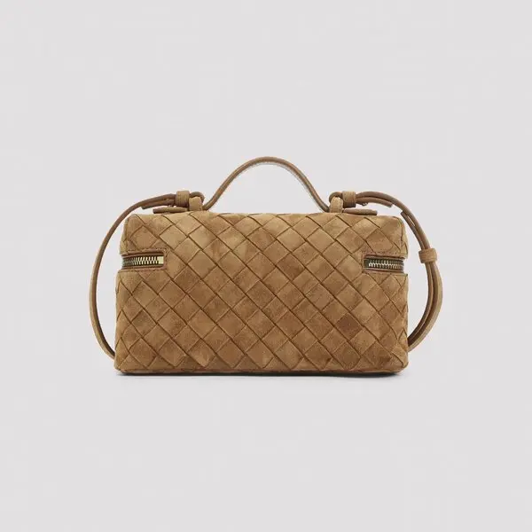 Bottega Veneta Bang Bang Suede Vanity Case Bag