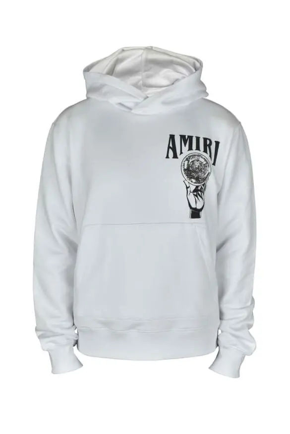 Amiri Crystal Ball Graphic Hoodie - White