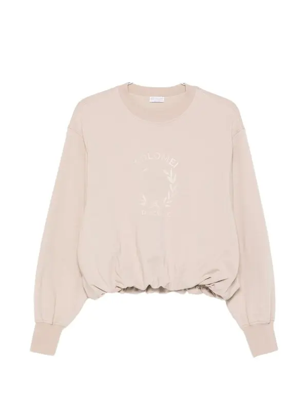 Brunello Cucinelli Cotton Crewneck Sweatshirt - Multicolor