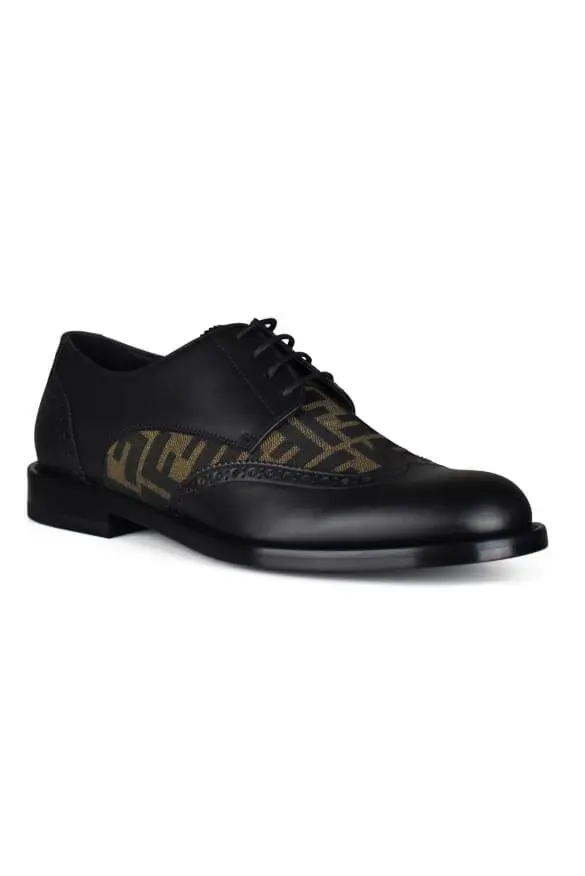 Fendi Leather Derbies