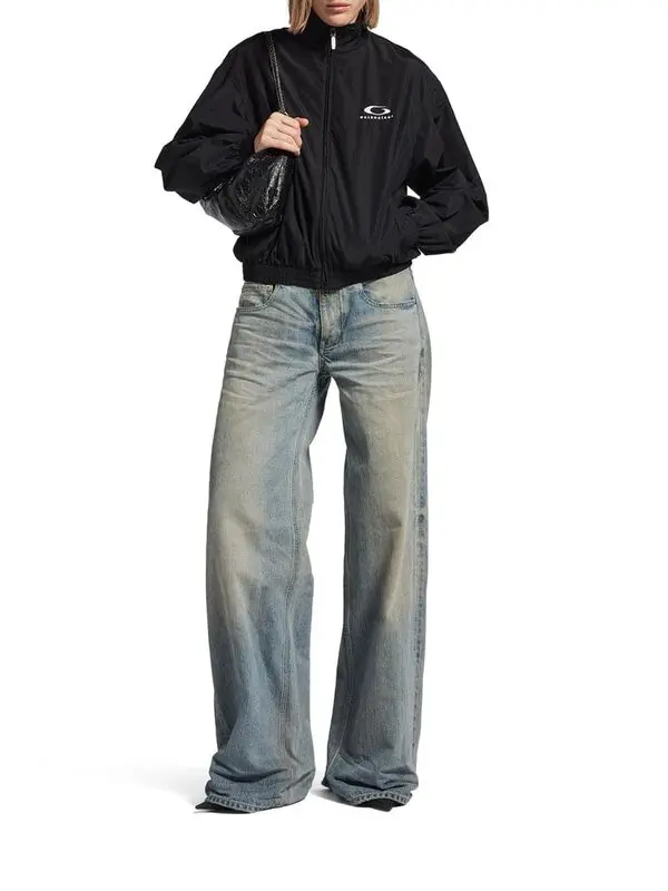 Balenciaga Organic Cotton Denim Trousers - Multicolor
