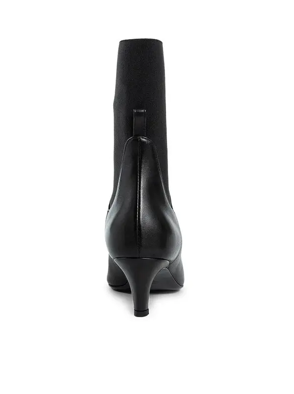 TOTEME Leather Mid-heel Boots