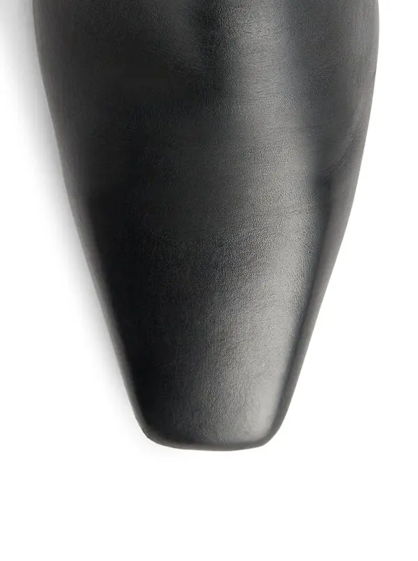 TOTEME Leather Mid-heel Boots