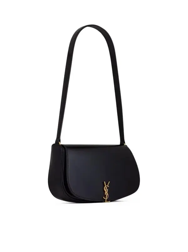 Saint Laurent Voltaire Mini Leather Box - Black