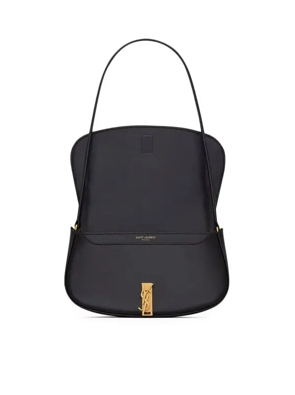 Saint Laurent Voltaire Mini Leather Box - Black